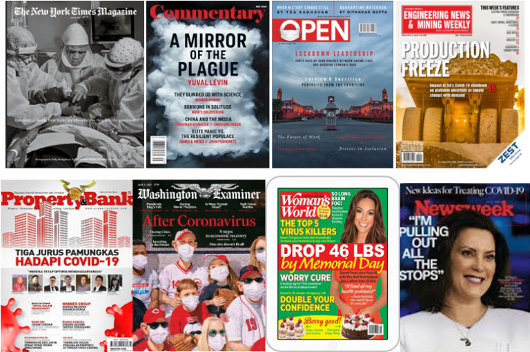 Pandemic Magazine Covers - Media Literacy Clearinghouse
