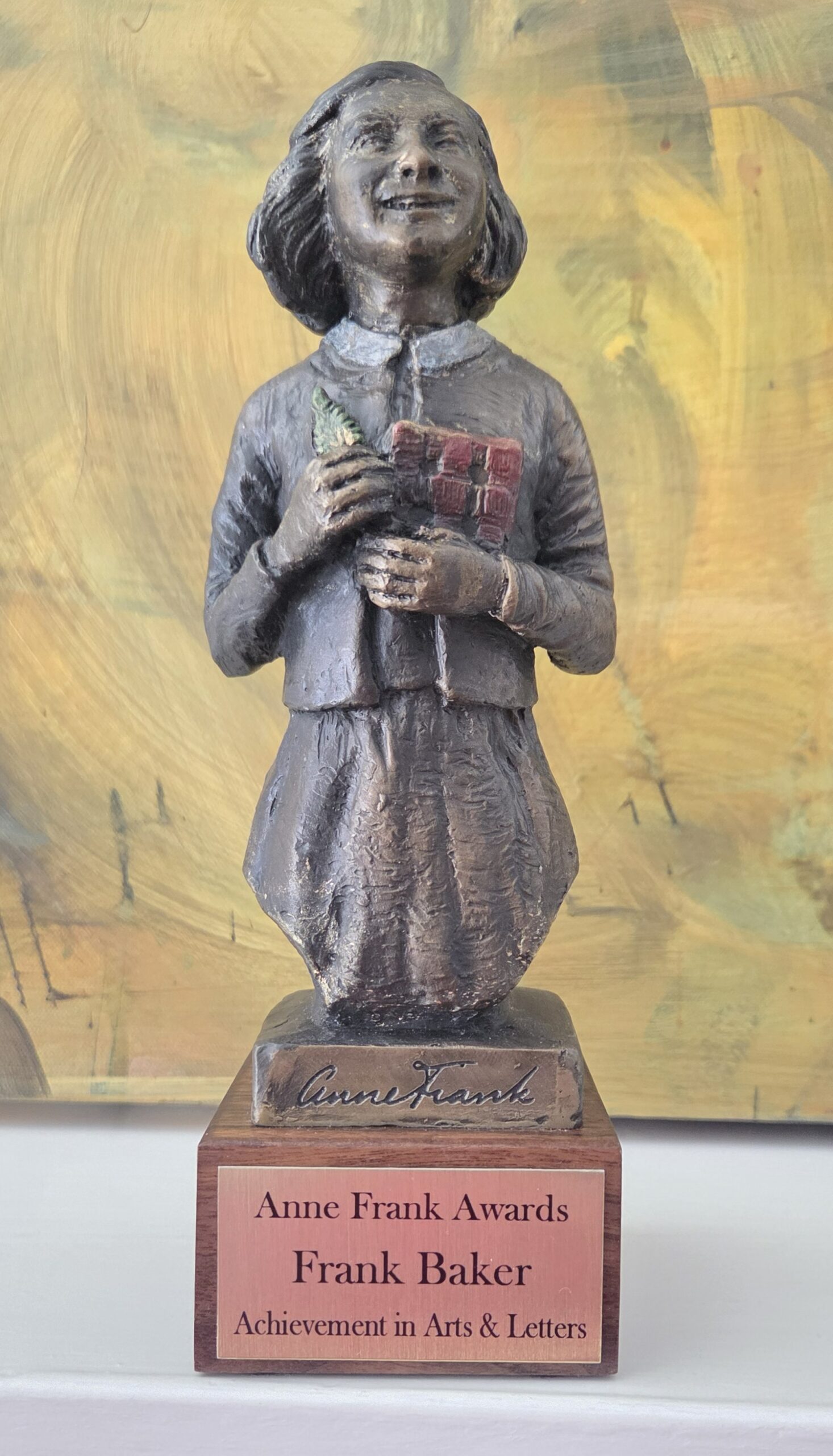Frank Baker Recognized: Anne Frank Award 2026 - Media Literacy ...