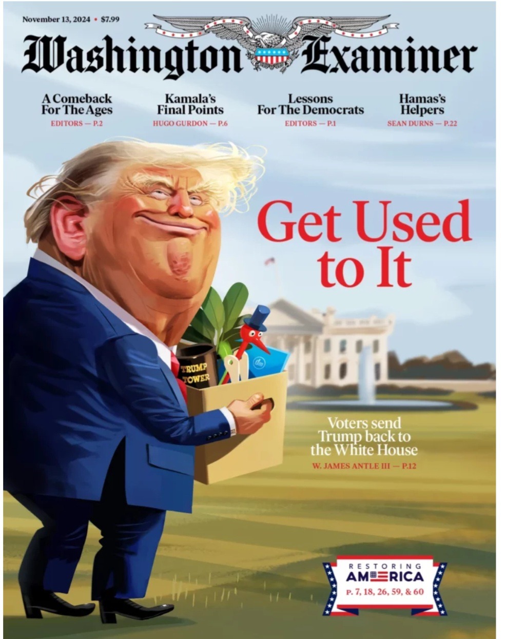 Trump Post 2024 Election Magazine Covers - Media Literacy Clearinghouse