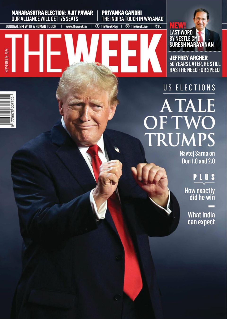 Trump Post 2024 Election Magazine Covers - Media Literacy Clearinghouse