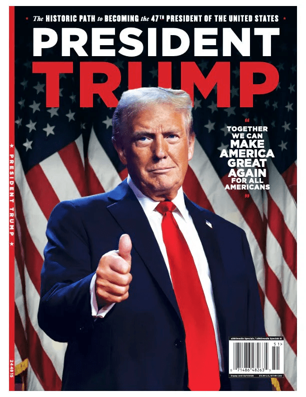 Trump Post 2024 Election Magazine Covers - Media Literacy Clearinghouse